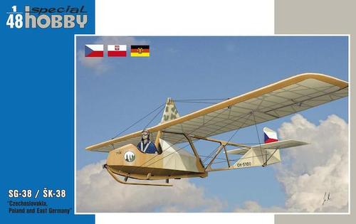 Special Hobby 48139 SG-38/K-38 Schulgleiter/Komár Czech, Polish and DDR markings