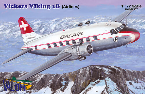 Valom 72172 Vickers Viking 1B - Airlines (Balair and Eagle Airways)