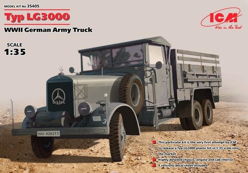 ICM 35405 Mercedes-Benz Typ LG3000 (German Army Truck)