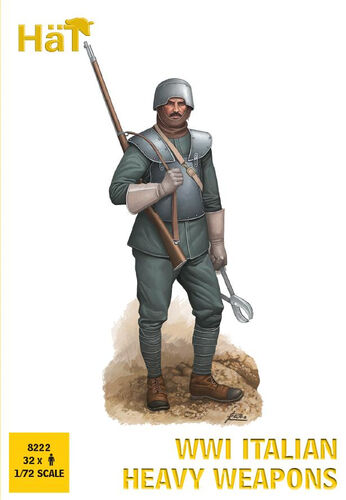 Hat 8222 Italian WWI Heavy Weapons (32 figures)