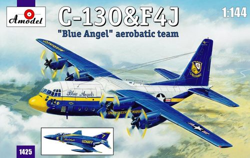 A-Model 01425 Lockheed C-130 and F4J "BLUE ANGEL" Aerobatic team