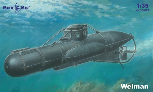 Mikromir 35-022 Welman W10 British WWII midget submarine