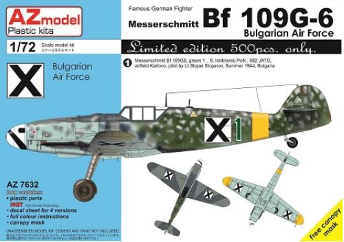 AZ-Model 7632 Bf-109G-6 Bulgarian AF