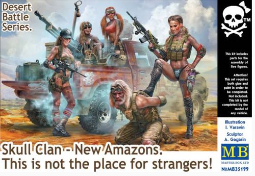 Master Box 35199 Skull Clan - New Amazons "This is not the place for strangers!" Desert Battle Series
