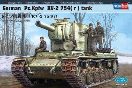 Hobby Boss 84819 Pz. Kpfw KV2 754(r) Tank