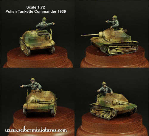 Scibor Monstrous Miniatures 72HM0005 Polish TKS Tankette Crew Set #2