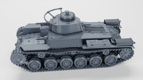 EMP3D 72011901 Czołg średni Typ 97 Chi-Ha - wersja wczesna - zamknięty właz