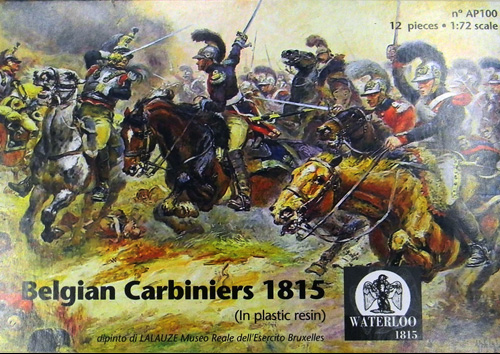 Waterloo 1815 AP100 Belgian Carabiniers 1815 (6 horses and 6 cavalrymen)