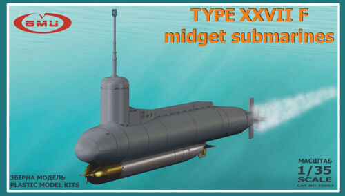 Gmu Model 35003 Type XXVII F - German Midget Submarines