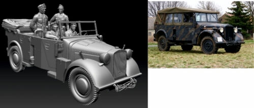 Peddinghaus-Decals 72F278 KFz 15 Horch 901 Kübelwagen