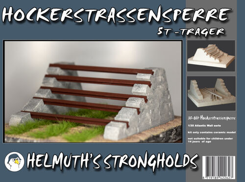 Helmuth's Strongholds 35064 Westwall Hockerstrassensperre with 5 T Trager