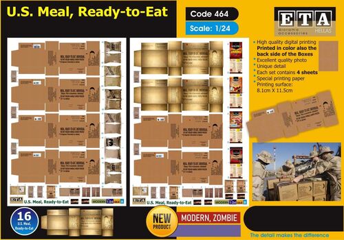 ETA DIORAMA ACCESSORIES 464 US Meal - Ready to Eat