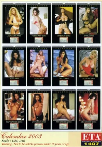 ETA DIORAMA ACCESSORIES 1407 Calendar 2003