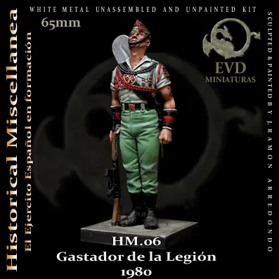 El Viejo Dragon HM06 Gastador De La Legion - The Spanish Army In Formation 1980