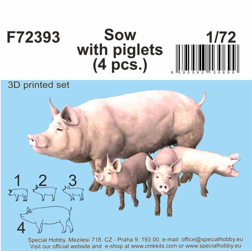 CMK F72393 Sow With Piglets