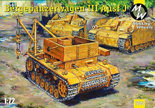 Military Wheels 7255 Bergepanzerwagen III Ausf J