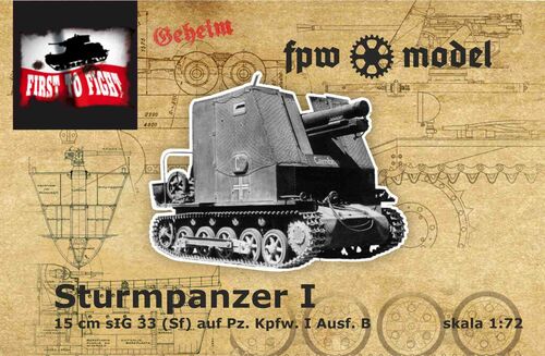 FPW Model 72019 Sturmpanzer I 15cm sIG 33 (Sf) auf Pz. Kpfw. I Ausf. B