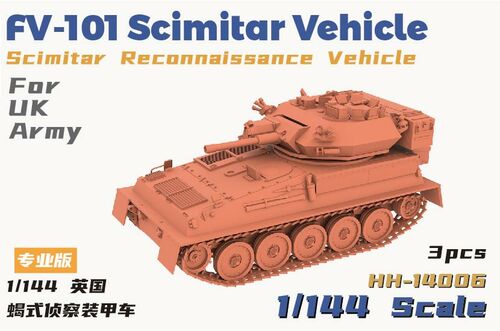 Heavy Hobby HH-14006 FV-101 Scimitar Vehicle Scimitar Reconnaissance Vehicle For UK Army