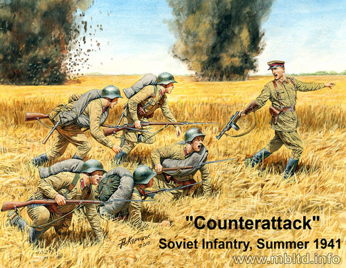 Master Box 3563 Counterattack Soviet infantry, summer 1941
