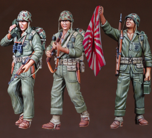 DEF Model DO35C10 WWII USMC Infantry Set