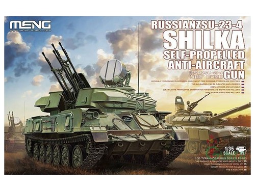 Meng Model TS023 Russian ZSU-23-4 Shilka S.P.A.A. Gun