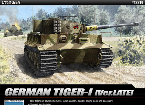 Academy 13314 German Tiger-I (Ver. Late)
