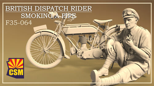 Copper State Models F35-064 British Dispatch Rider Smoking Pipe