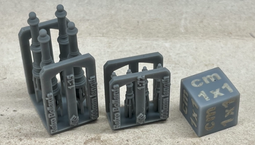 EMP3D 72120214 Słupki ozdobne retro 600mm - 4 sztuki