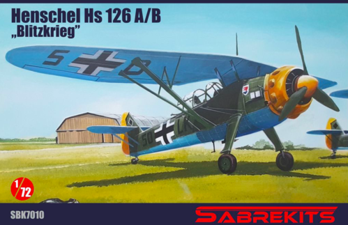 DISCONTINUED Sabre Kits 7010 Henschel Hs 126 A/B Blitzkrieg