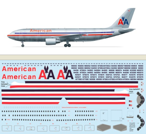 F-RSIN P4080 A300-600 - American