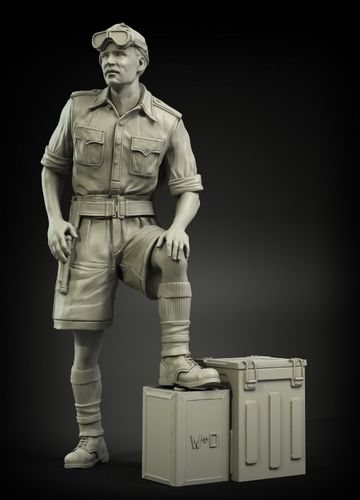 PanzerArt FI35-024 British RAC officer North Africa No.1