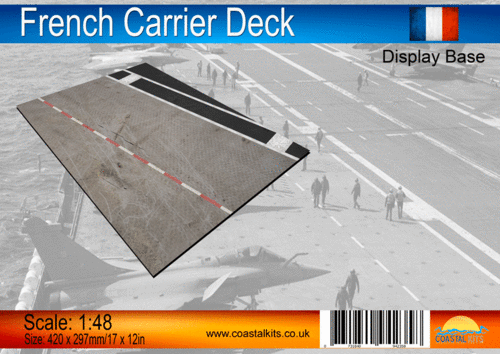 Coastal kits S320-48 1:48 French Carrier Deck 420 x 297mm