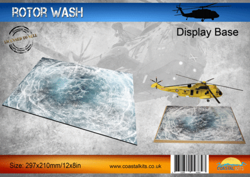 Coastal kits S175 Rotor Wash Display Base 297 x 210mm