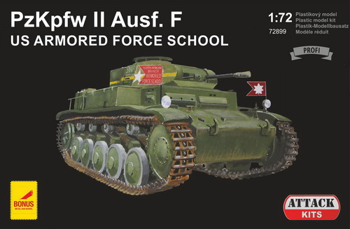 Attack 72899 Pz.Kpfw.II Ausf.F U.S. Armoured Force School
