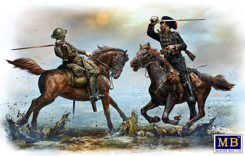 Master Box 35184 British and German Cavalrymen, WWI era