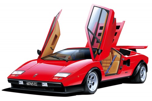 Aoshima 06336 LAMBORGHINI COUNTACH WOLF VERSION 1