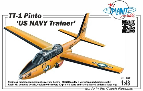 Planet Models 287 Temco TT-1 Pinto - US Navy Trainer