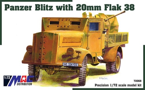 MAC 72068 Panzer Opel + Flak 38