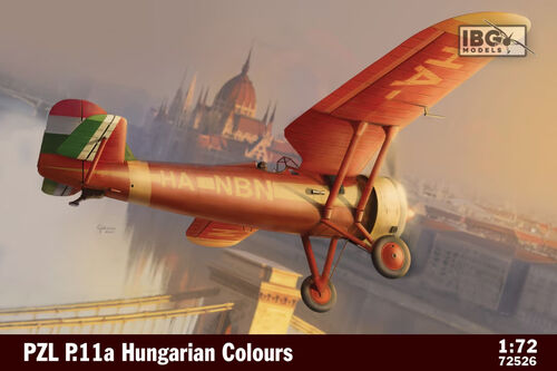 IBG 72526 PZL P.11a Hungarian Colours