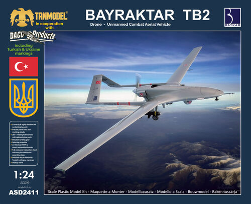 Daco Products ASD2411 Bayraktar TB2 UCAV-drone