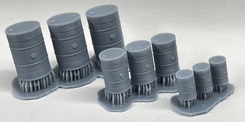 EMP3D 72050202 Beczki 200l współczesne zamknięte - 3 sztuki