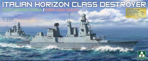 Takom 6007 D553 Andrea Doria / D554 Caio Duilio Italian Horizon Class Destroyer