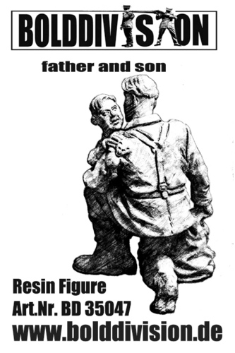 Bold Division 35047 father and son / 2 figures