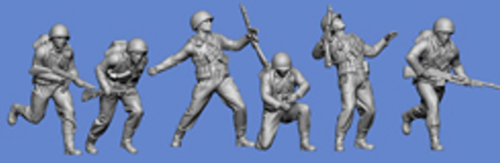 Germania-Figuren 72-WW2-231 US Infantry Assault 2