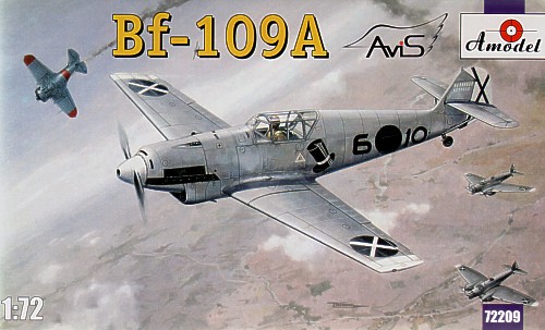 A-Model 72209 German fighter Messerschmitt Bf-109A (ex Avis)