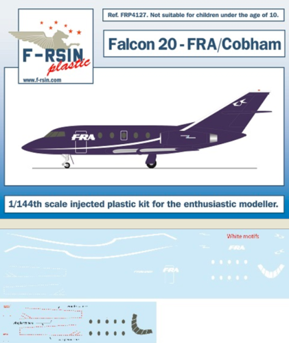 F-RSIN P4127 Falcon 20 - FRA/ Cobham
