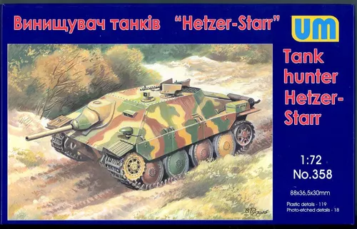 Unimodels 358 German Tank-Hunter Pzkpfw 38 (t) Hetzer-Starr