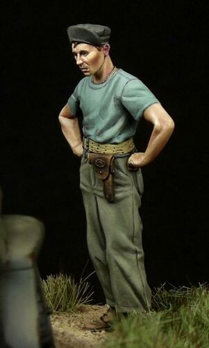 The Bodi Miniatures 35131 USMC Mechanic #1 WWII