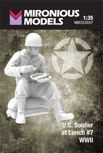 Mironious Models 35US007 U.S. Soldier At Lunch #7 WWII