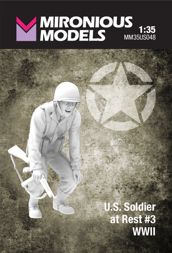 Mironious Models 35US048 U.S. Soldier At Rest #3 WWII
